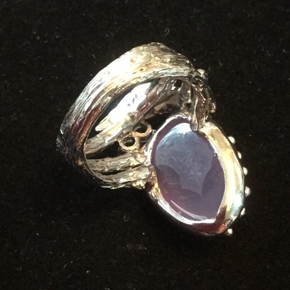 Gems & Minerals | Jewelry | Genuine Amethyst Artistic Ring | Poshmark